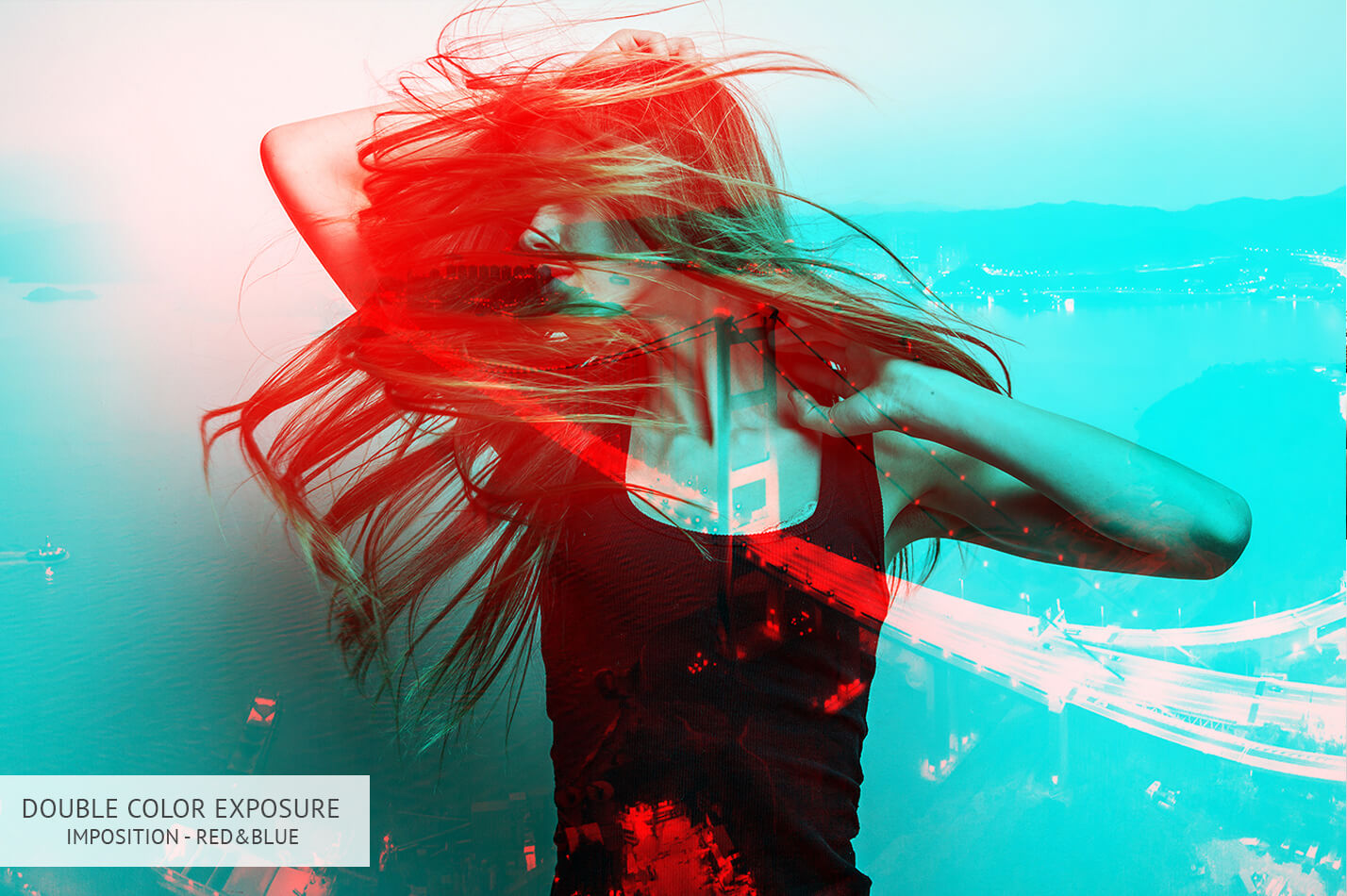 Color Double Exposure Photoshop Action|Photoshop Double Exposure Action