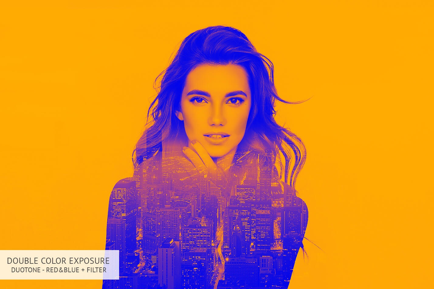 Color Double Exposure Photoshop Action|Photoshop Double Exposure Action