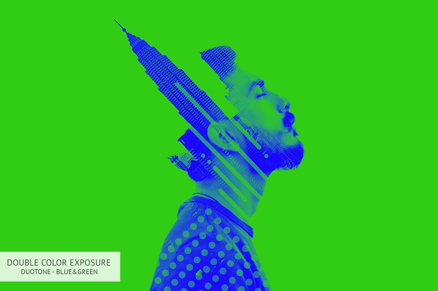 Color Double Exposure Photoshop Action|Photoshop Double Exposure Action