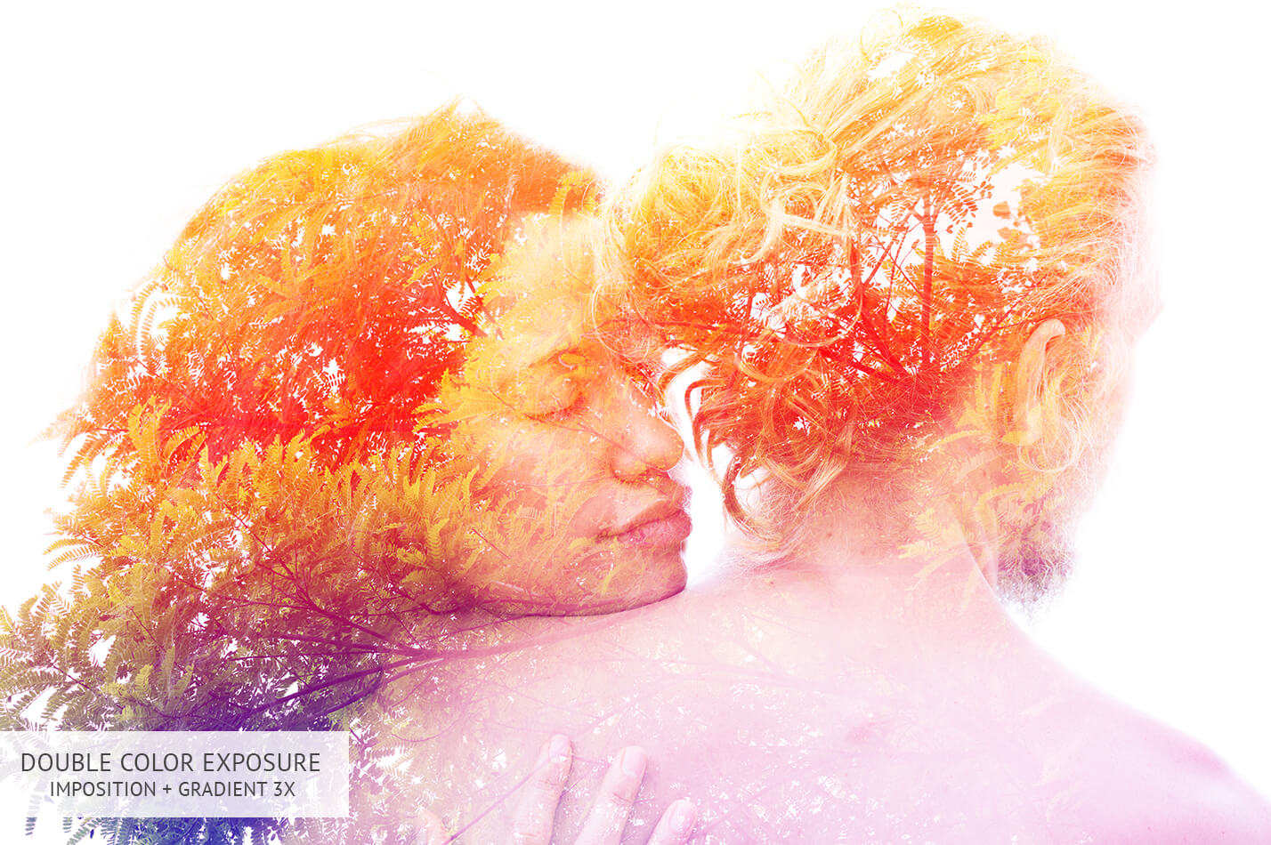 Color Double Exposure Photoshop Action|Photoshop Double Exposure Action