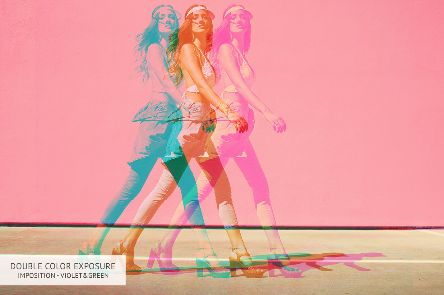 Color Double Exposure Photoshop Action|Photoshop Double Exposure Action
