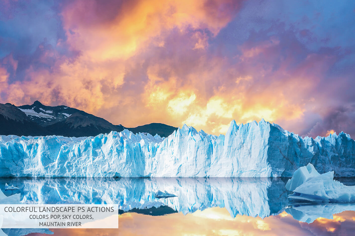 Colorful Landscape is a Pack of 45 Actions Photoshop
