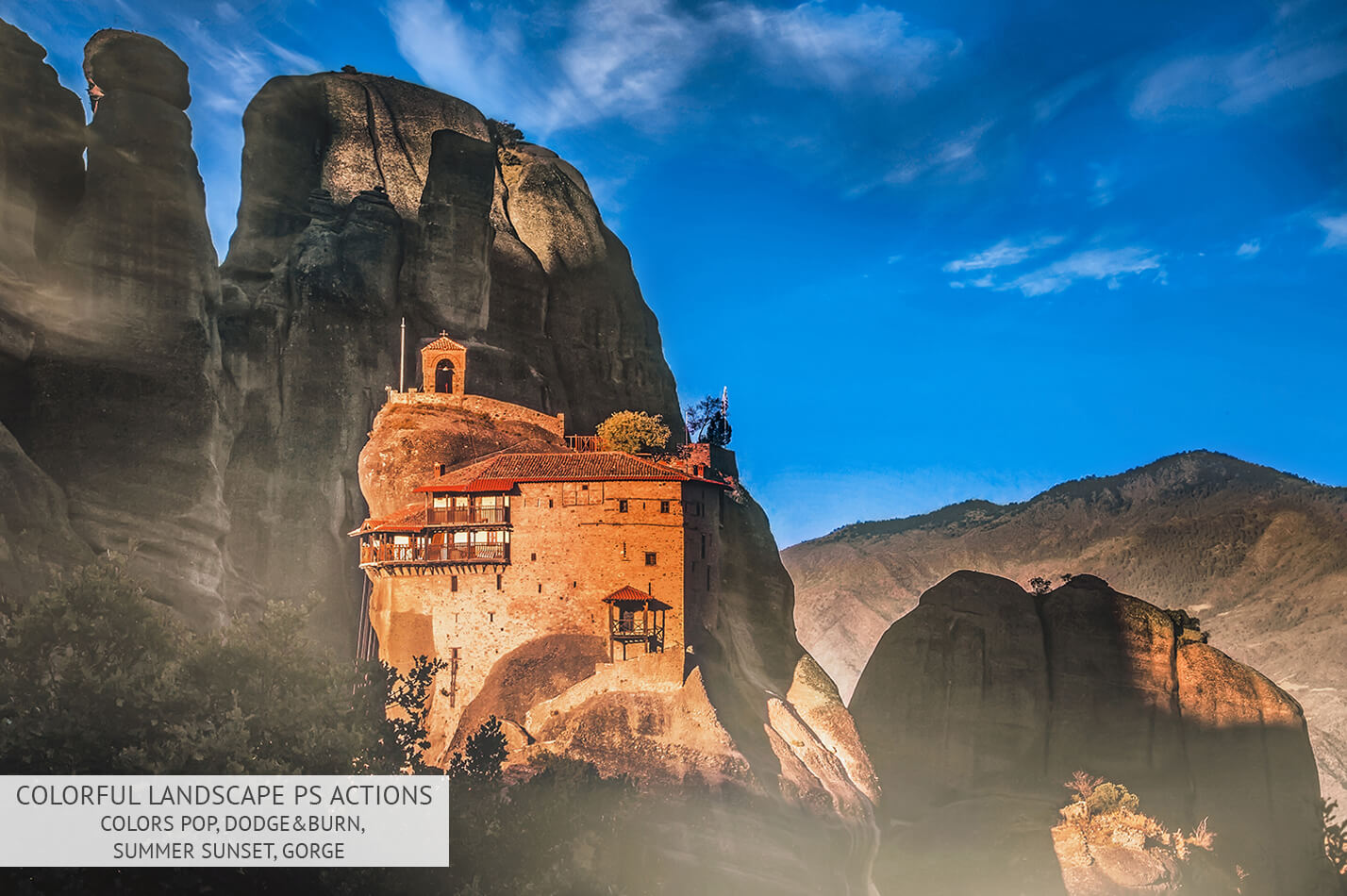 Colorful Landscape Photoshop Actions is a Pack of 45 Actions Photoshop