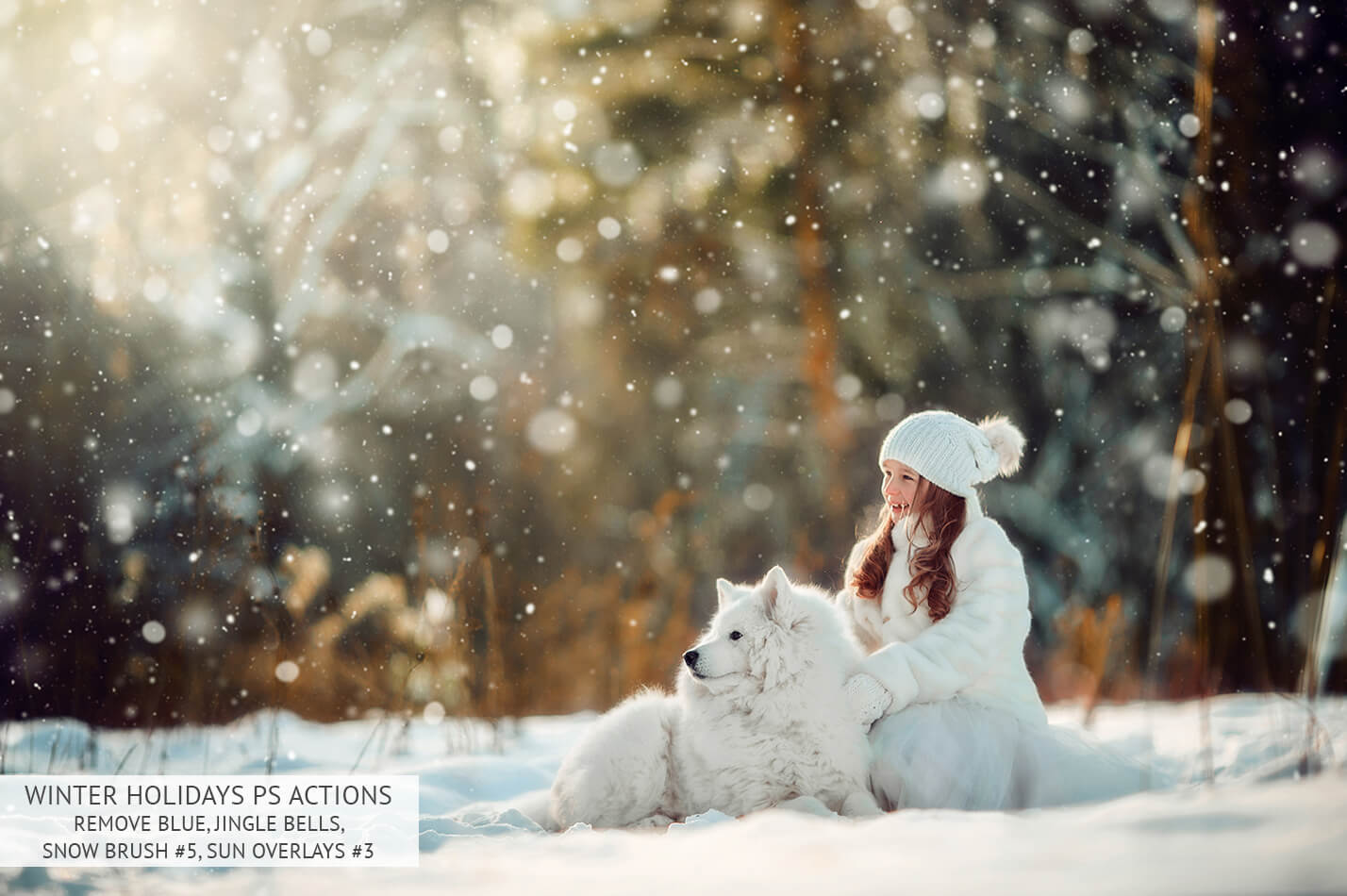 Winter Holidays Collection - 40 Professional Winter Photoshop Actions