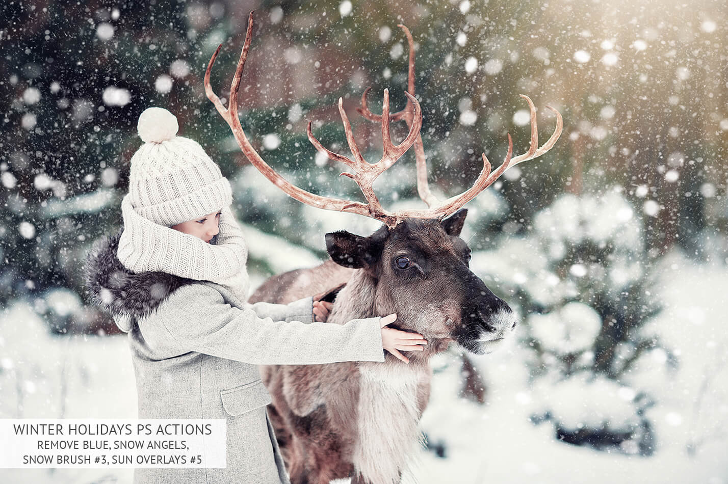 Winter Holidays Collection - 40 Professional Winter Photoshop Actions