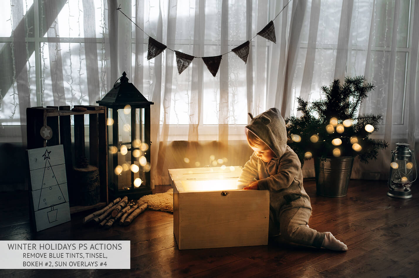 Winter Holidays Collection - 40 Professional Winter Photoshop Actions