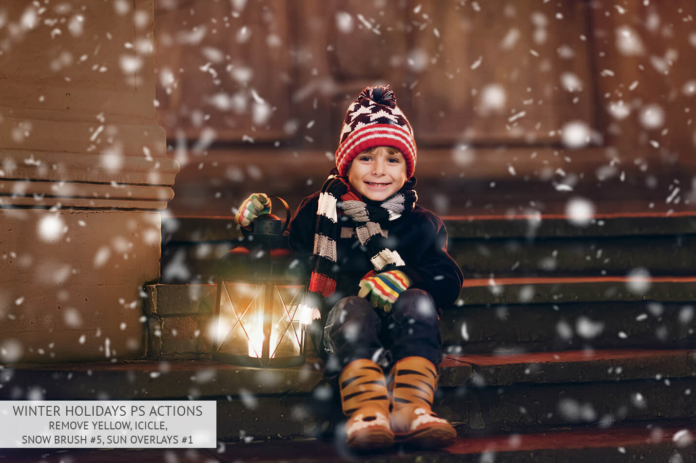 Winter Holidays Collection - 40 Professional Winter Photoshop Actions