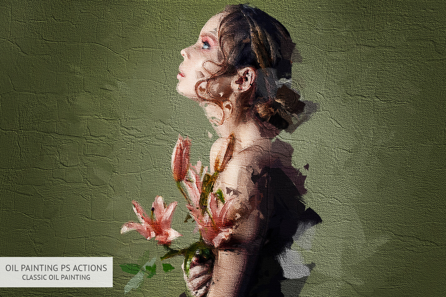 Oil Painting Photoshop Actions – 5 Professional Photoshop Actions