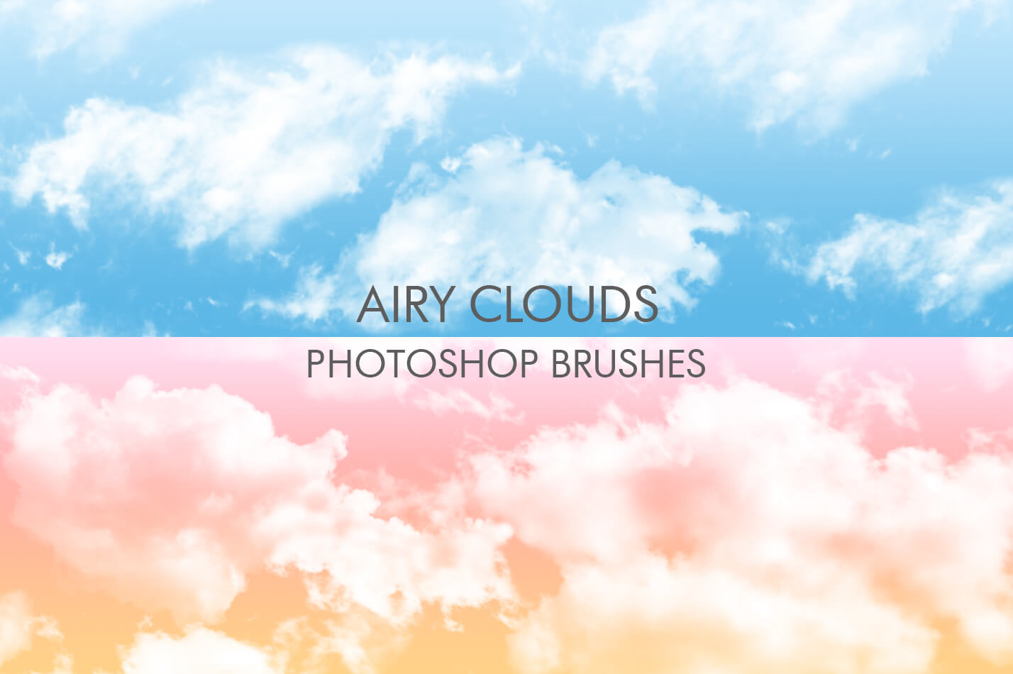 Airy Cloud Photoshop Brushes|Cloud Photoshop Brush – Premium Bundle