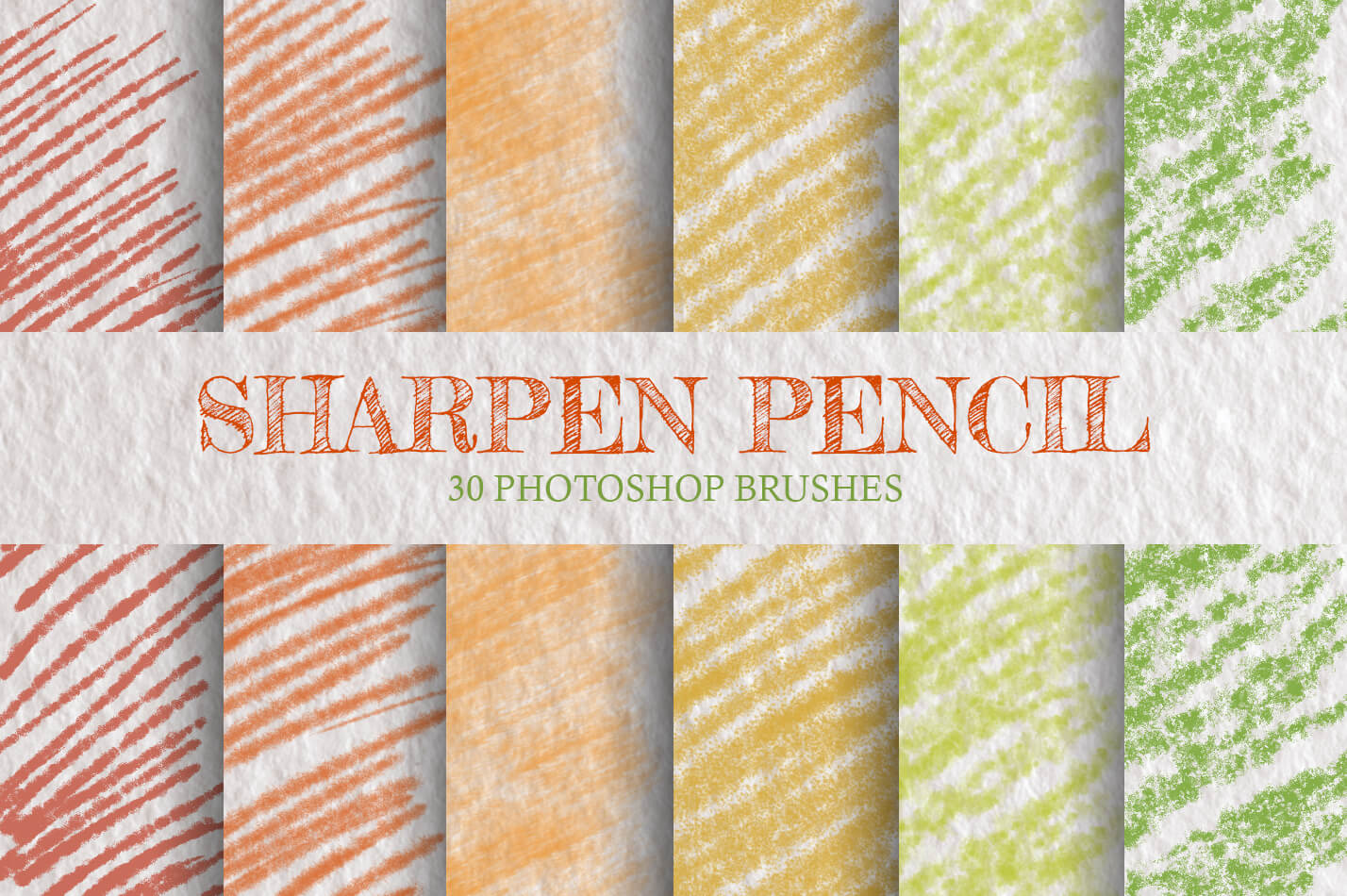30 Sharpened Pencil Photoshop Brushes for professionals and newbies