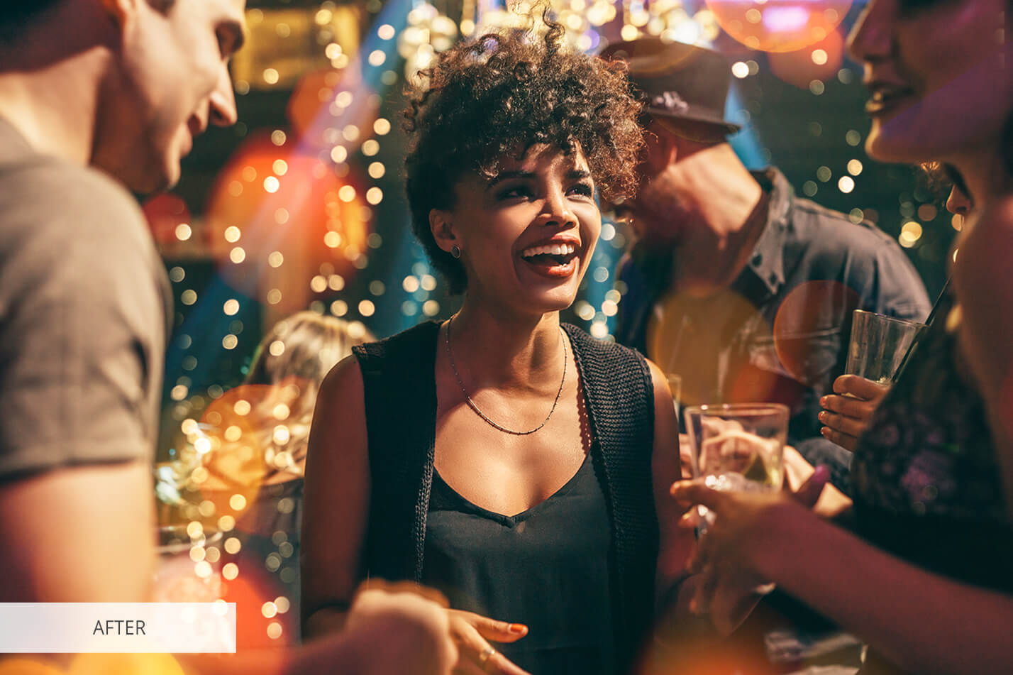 Party Mood Bokeh Photoshop Overlays | Party Bokeh Overlay Photoshop