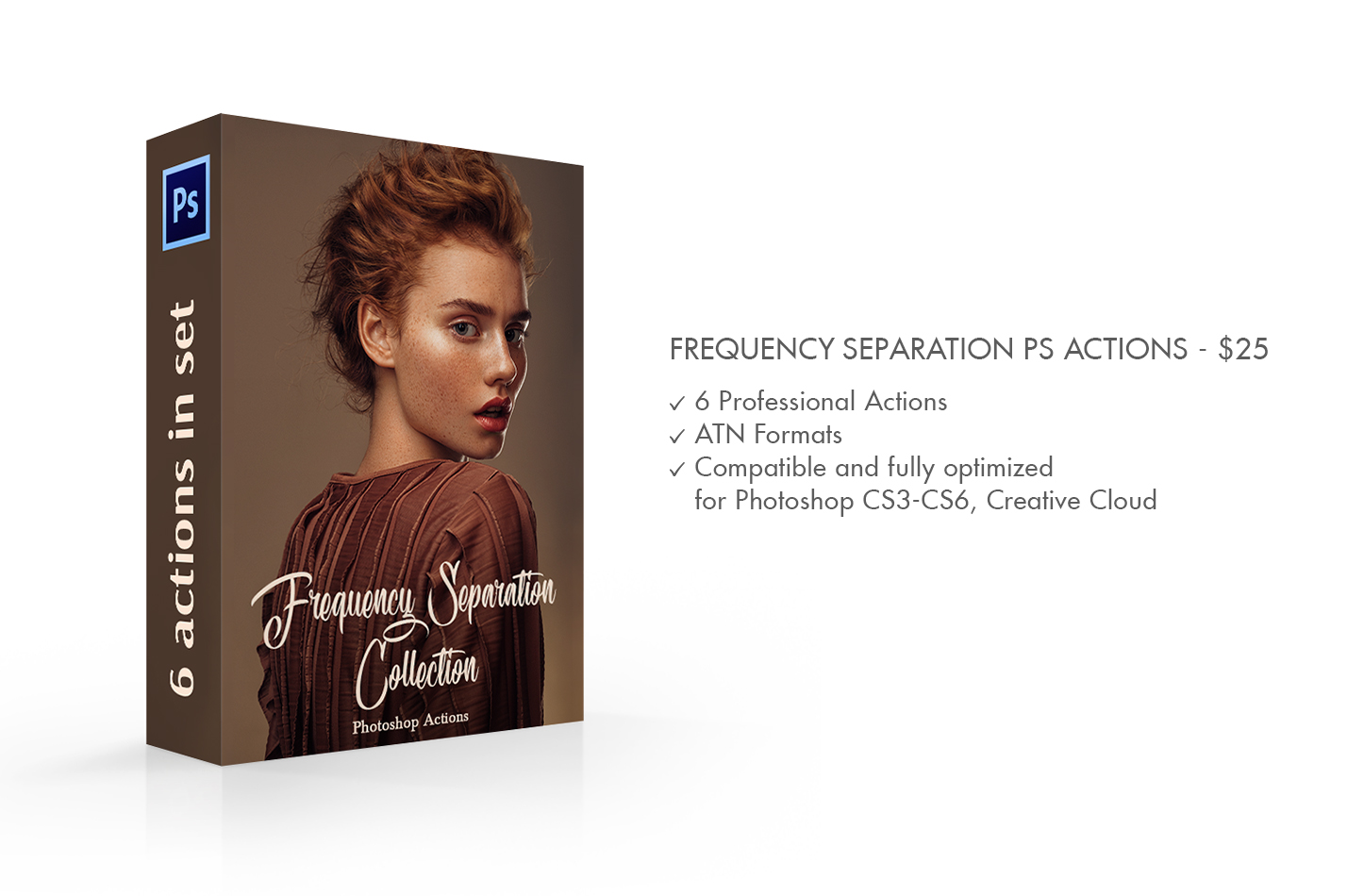 Frequency Separation Photoshop Actions