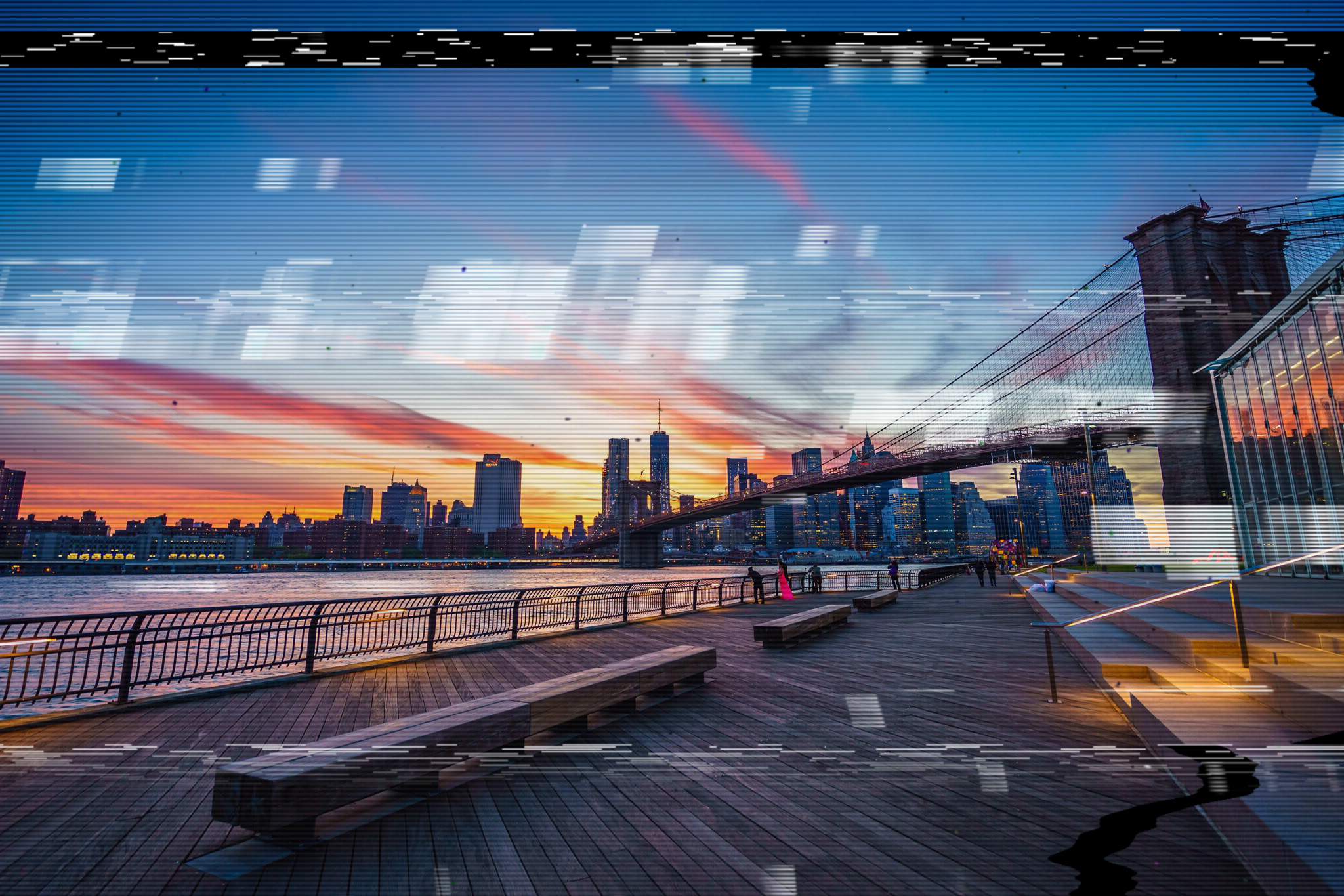 Glitch Effect Video Overlays