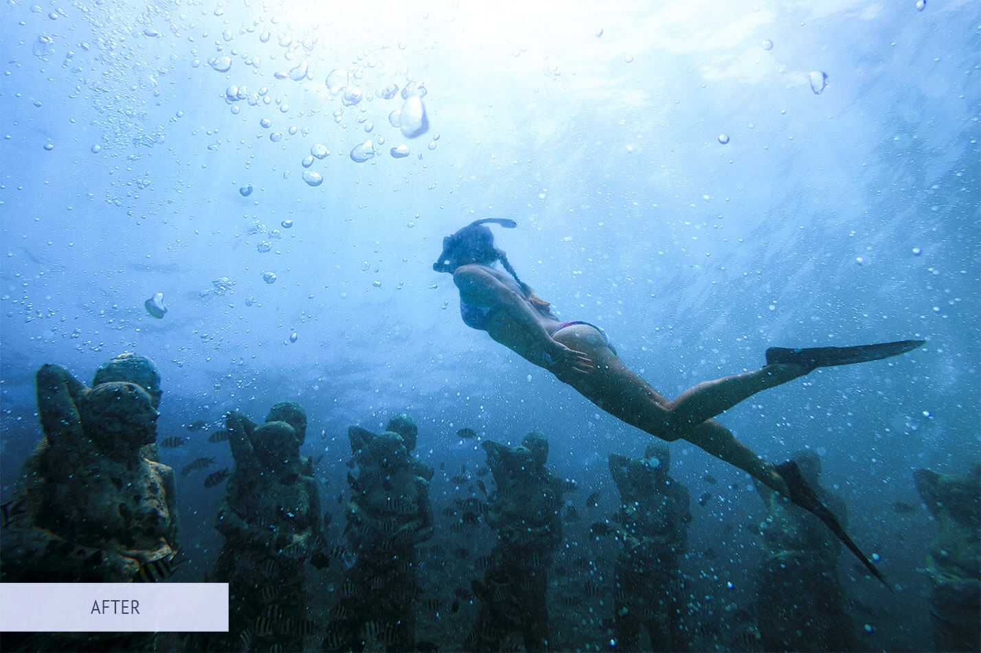 Underwater Photoshop Overlays