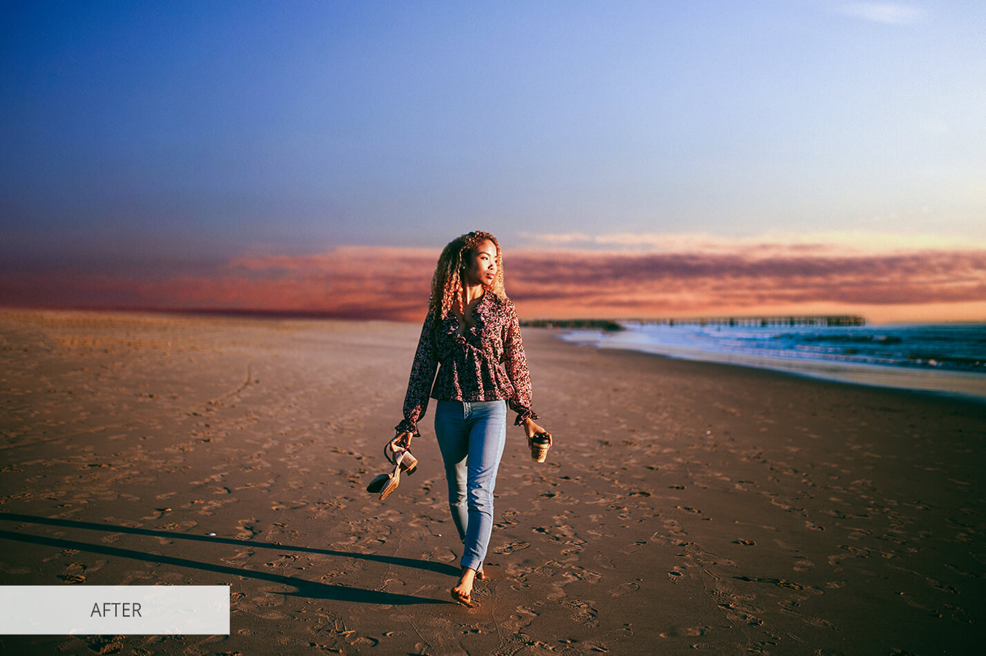 Sunset Sky Photoshop Overlays