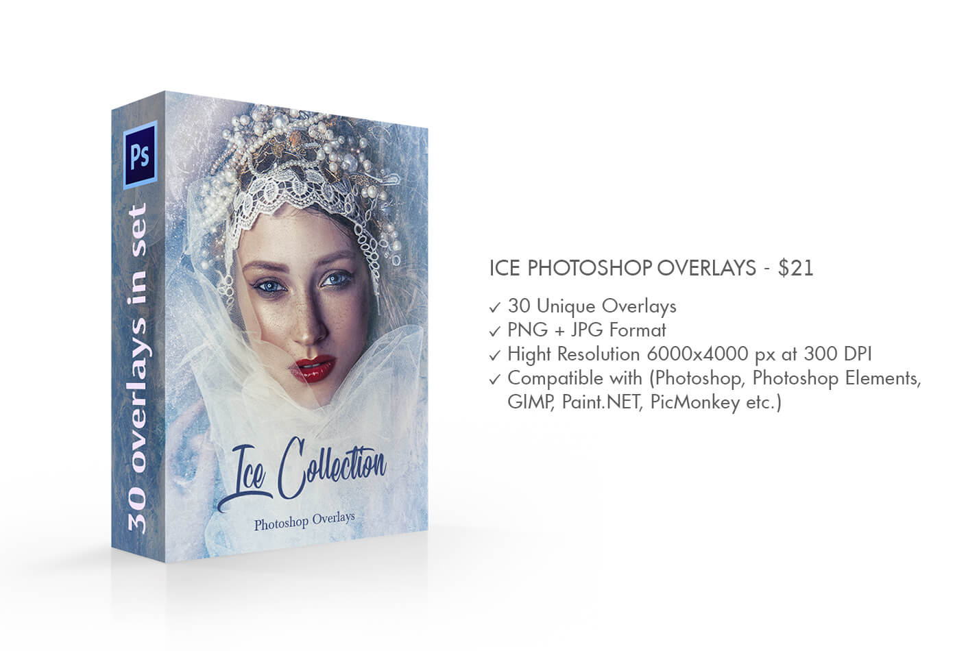 Ice Photoshop Overlays