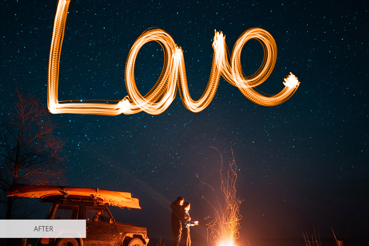 Light Streak Photoshop Overlays