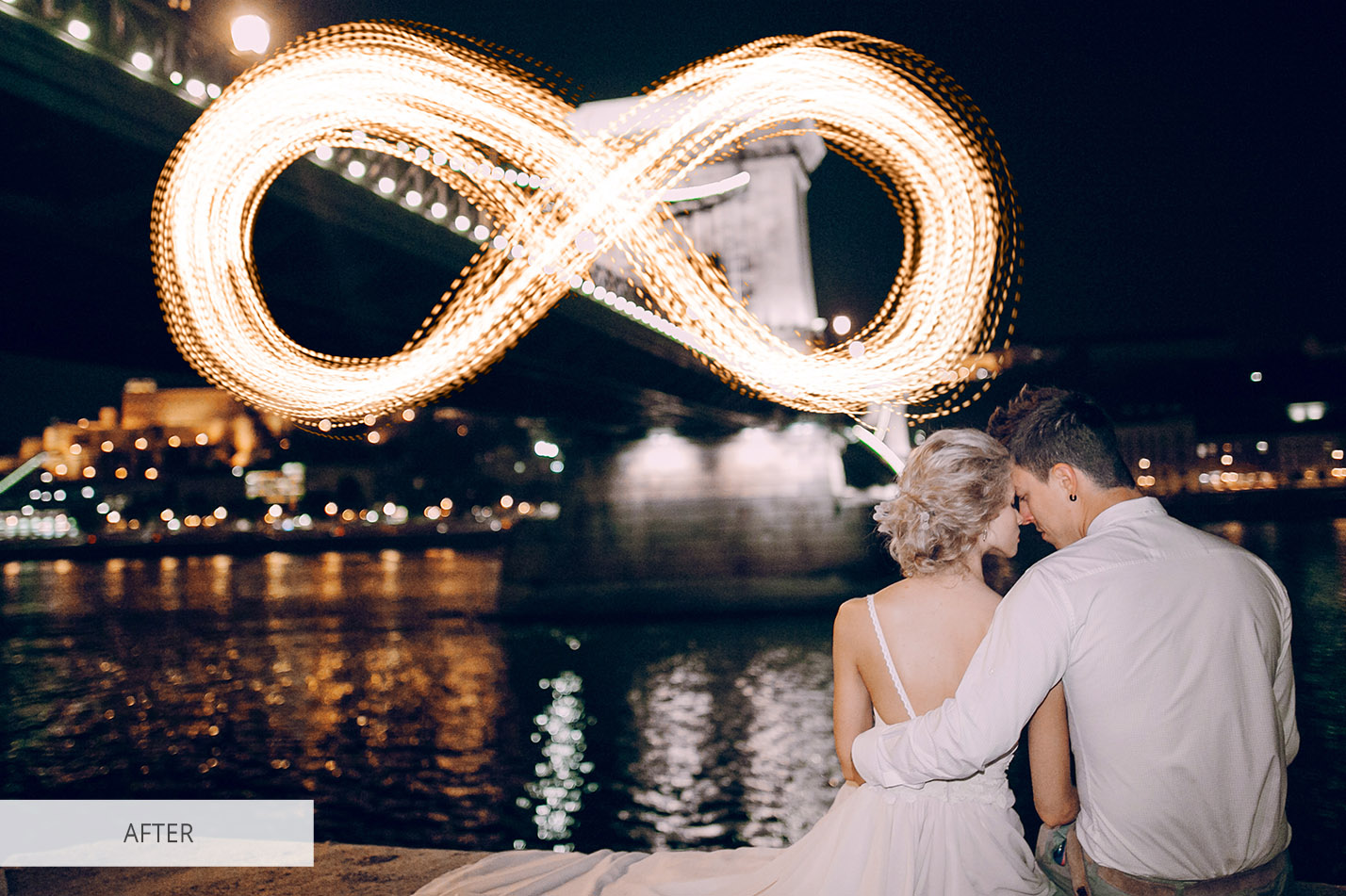 Light Streak Photoshop Overlays