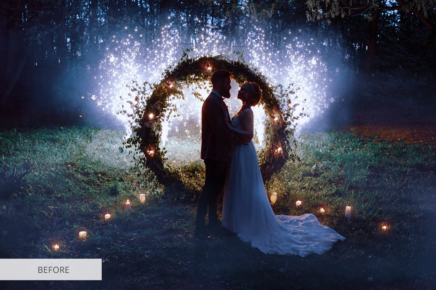 Light Streak Photoshop Overlays