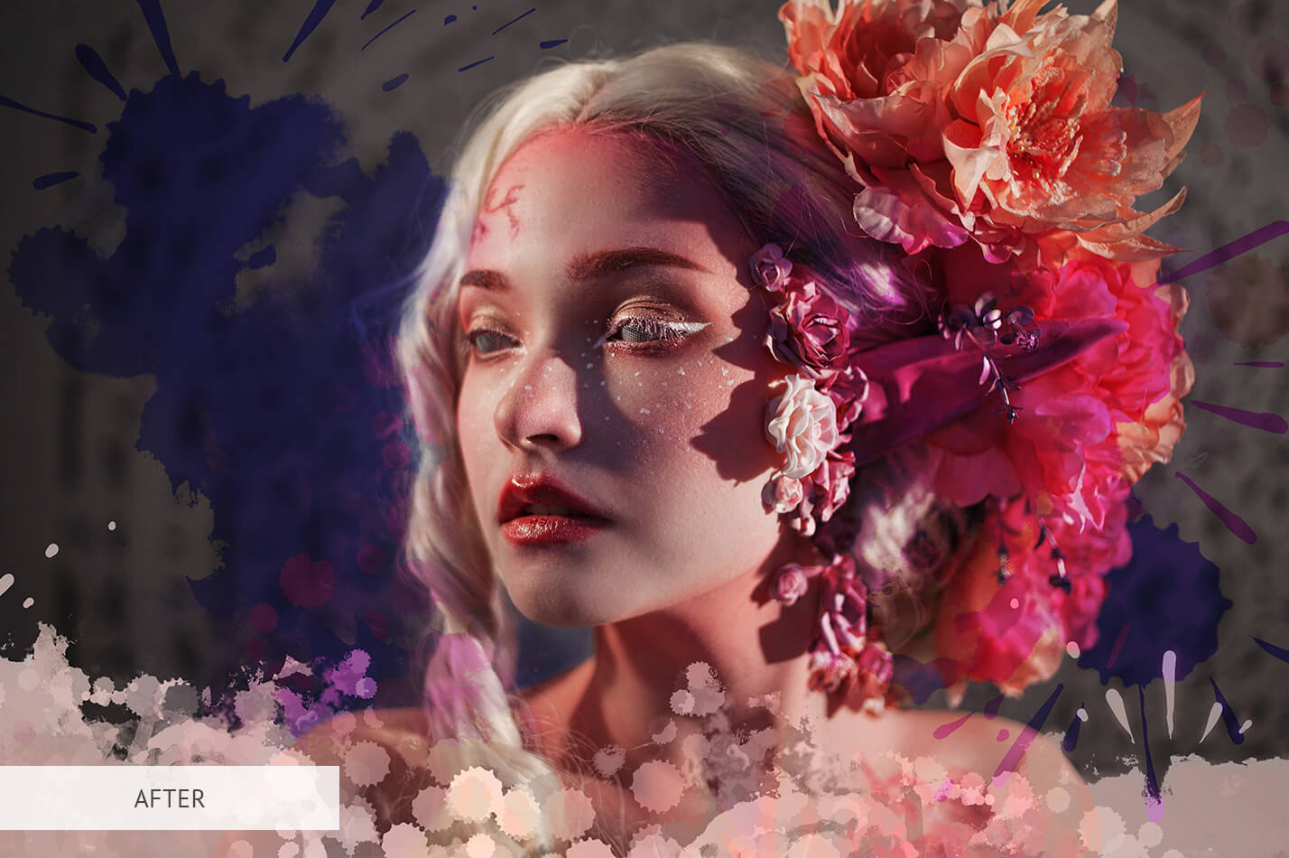 Color Splash Photoshop Overlays